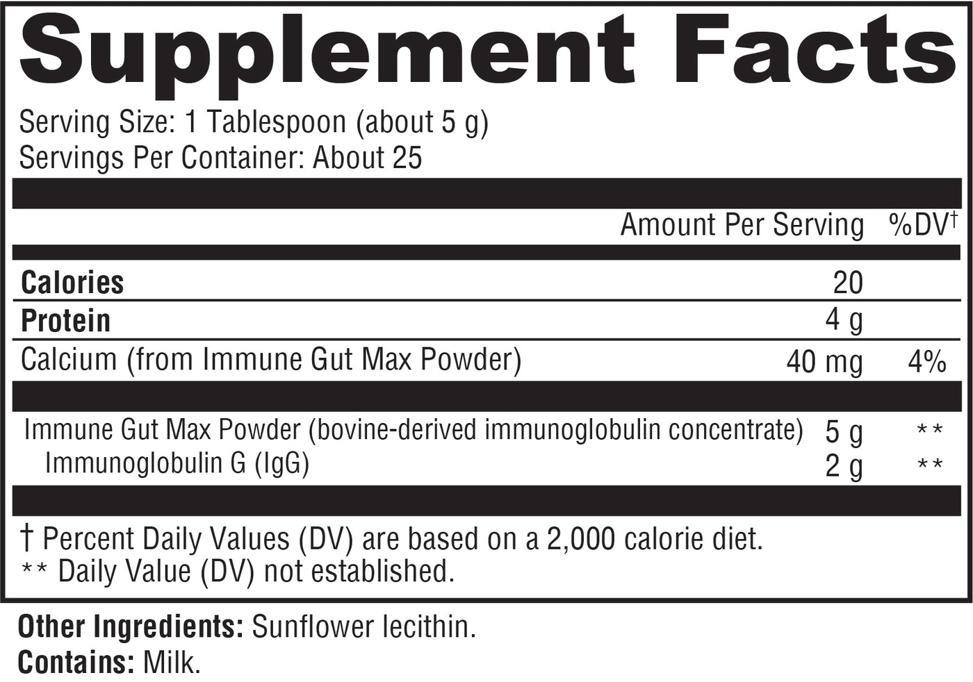 IMMUNE GUT MAX POWDER – Progressive Nutracare